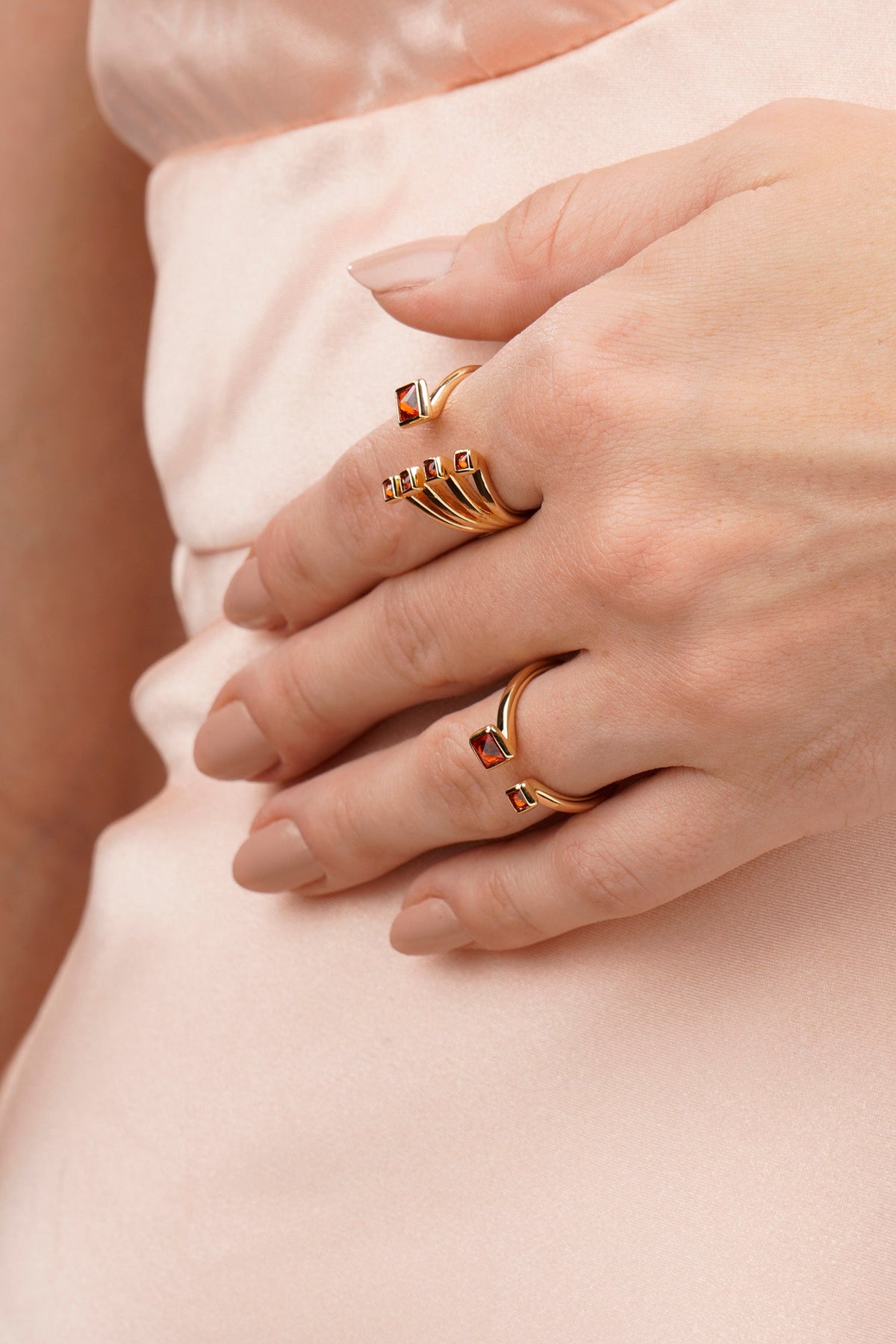 Intuition Ring Red - Cristina Sabatini